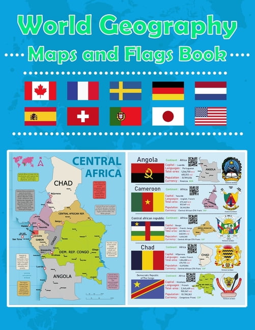 World Geography Maps and Flags Book: A Regional Guide to World ...