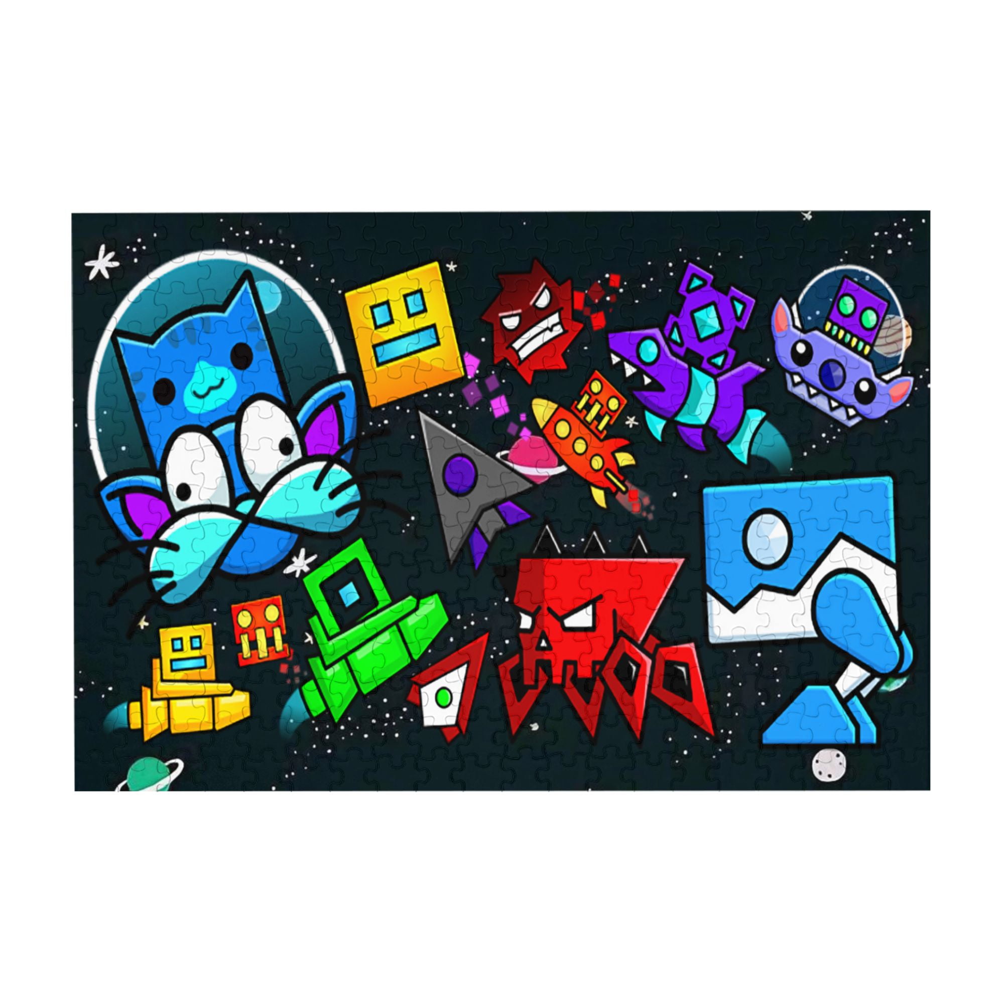 World Geometry Dash 300 Piece Jigsaw Puzzle For Families Challenging ...