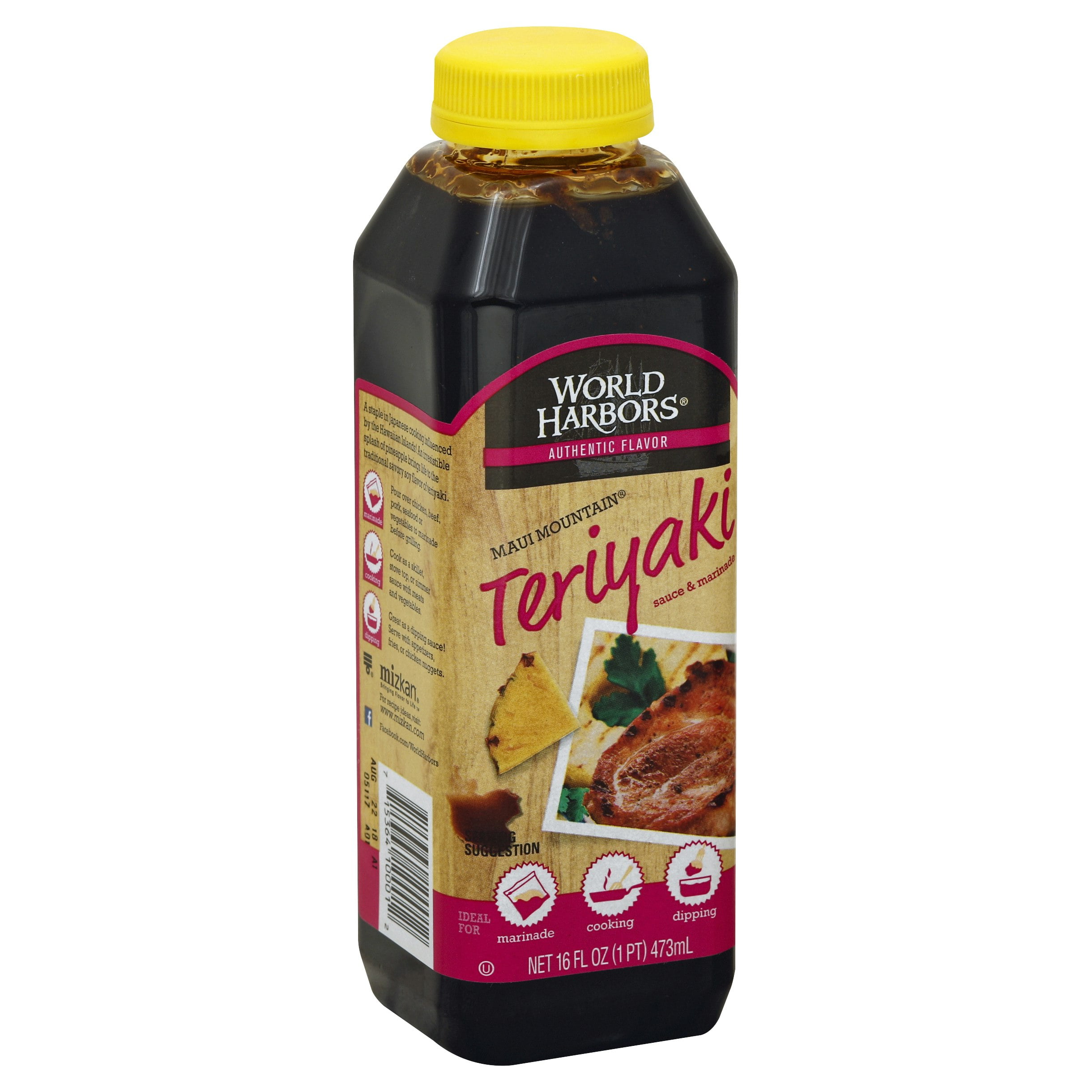 World Harbors Maui Mountain Teriyaki Sauce 16 oz (Pack Of 6) - Walmart.com