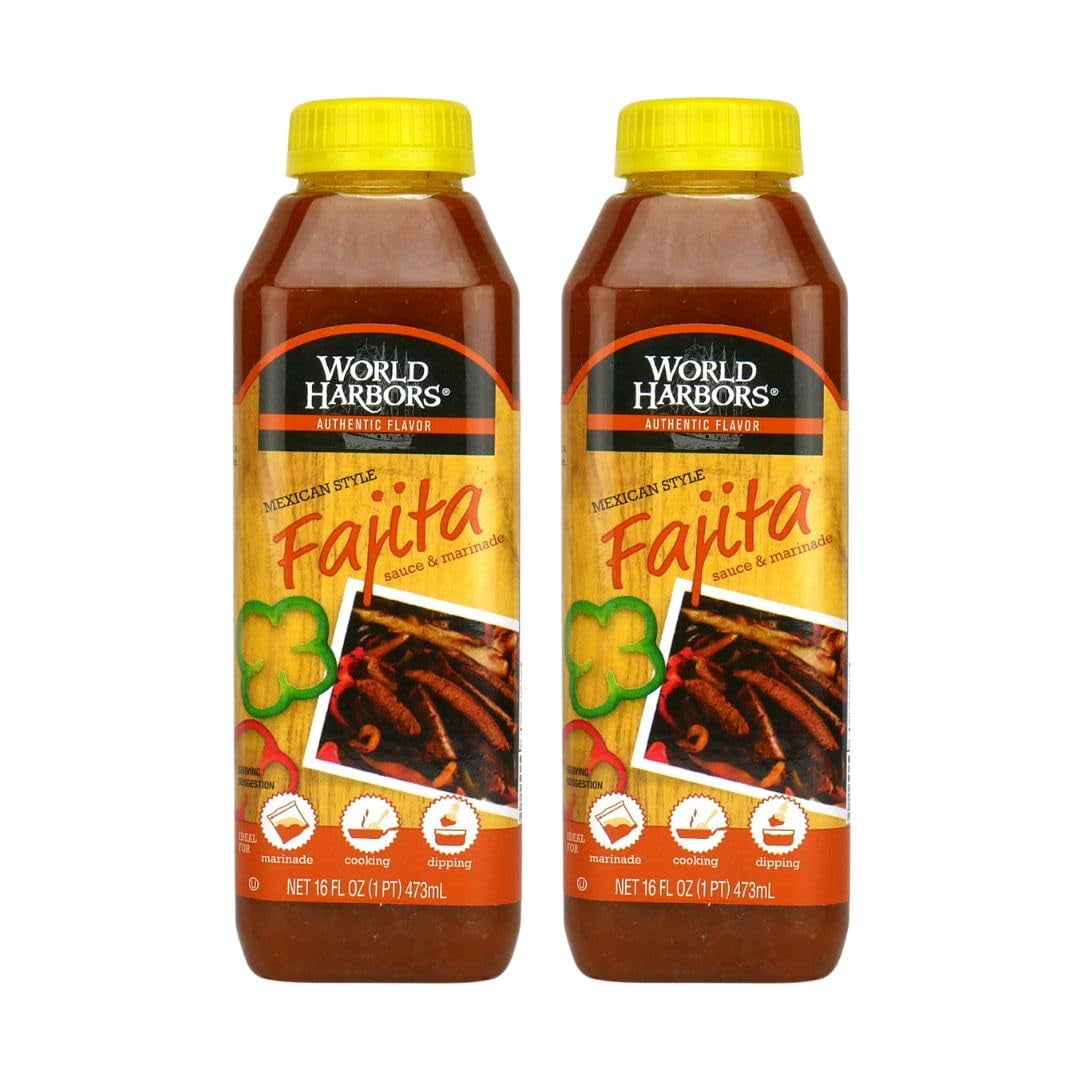 World Harbors Style MFF30 Fajita Marinade Pure Flavors | Perfect for ...