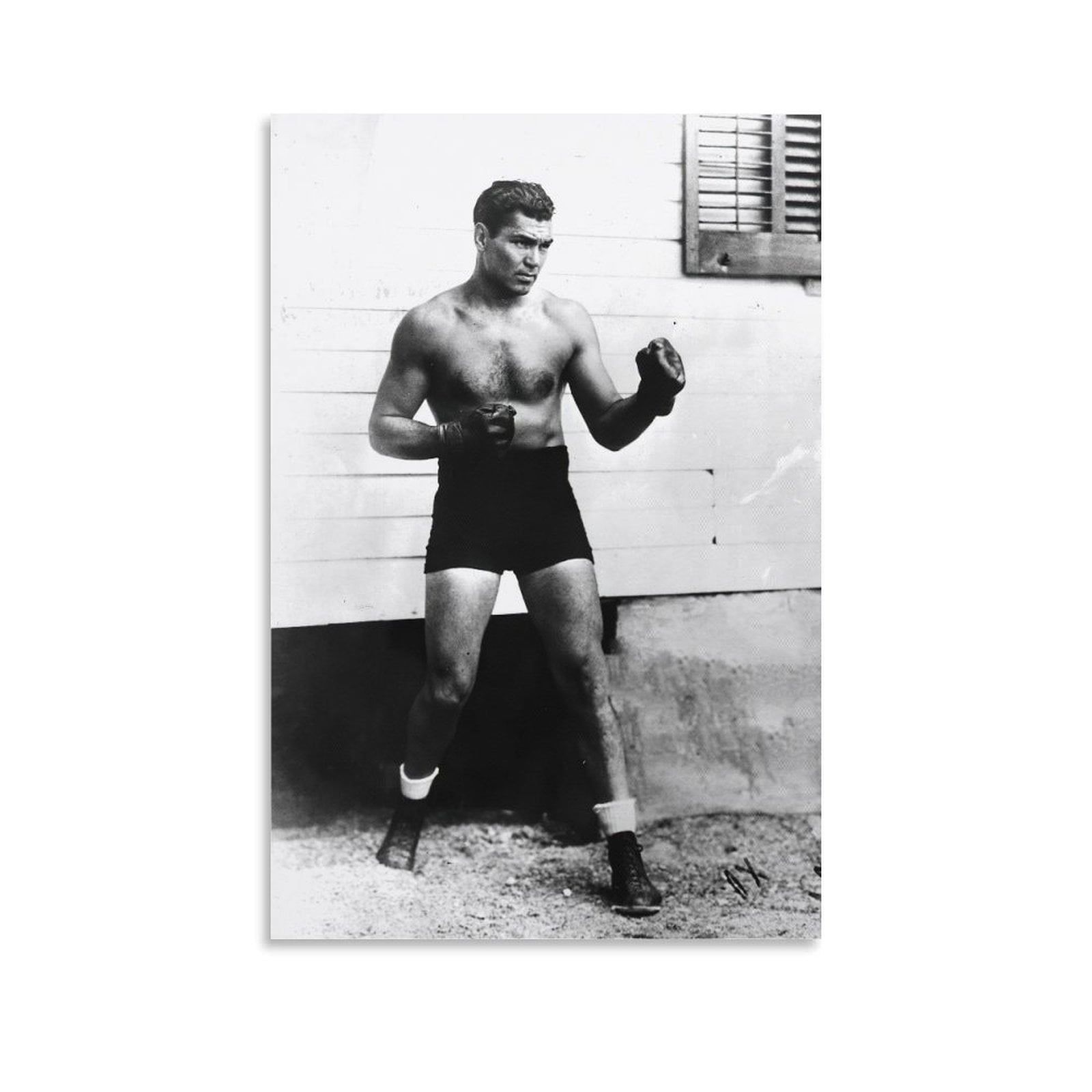 World Heavyweight Boxing Champions Jack Dempsey Retro Poster Picture ...
