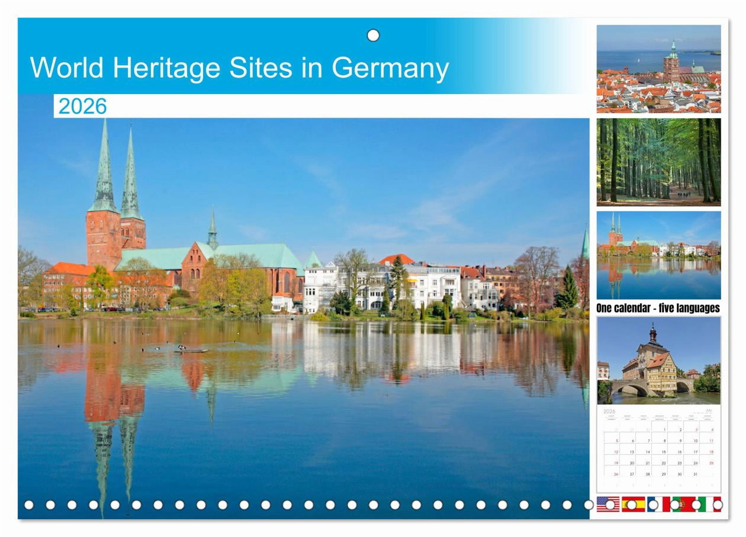 World Heritage Sites in Germany (Monthly Wall Calendar 2026 11.7 x 16.5 ...