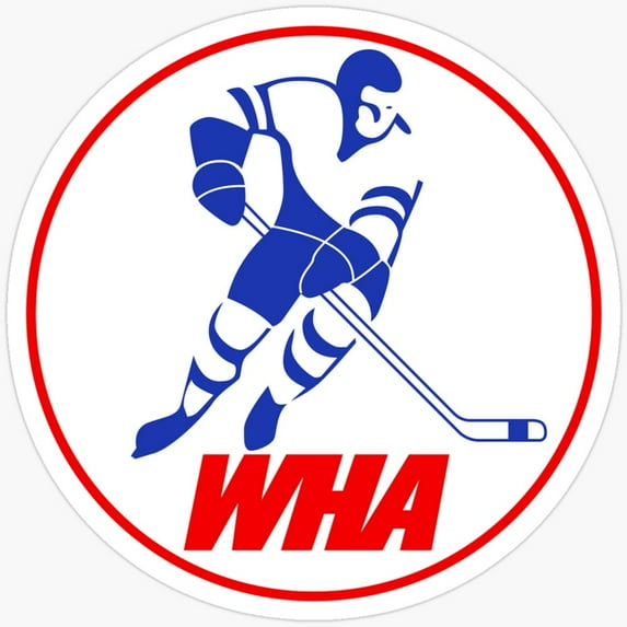 World Hockey Association (Wha) Retro Logo Sticker Phone Decal Water ...