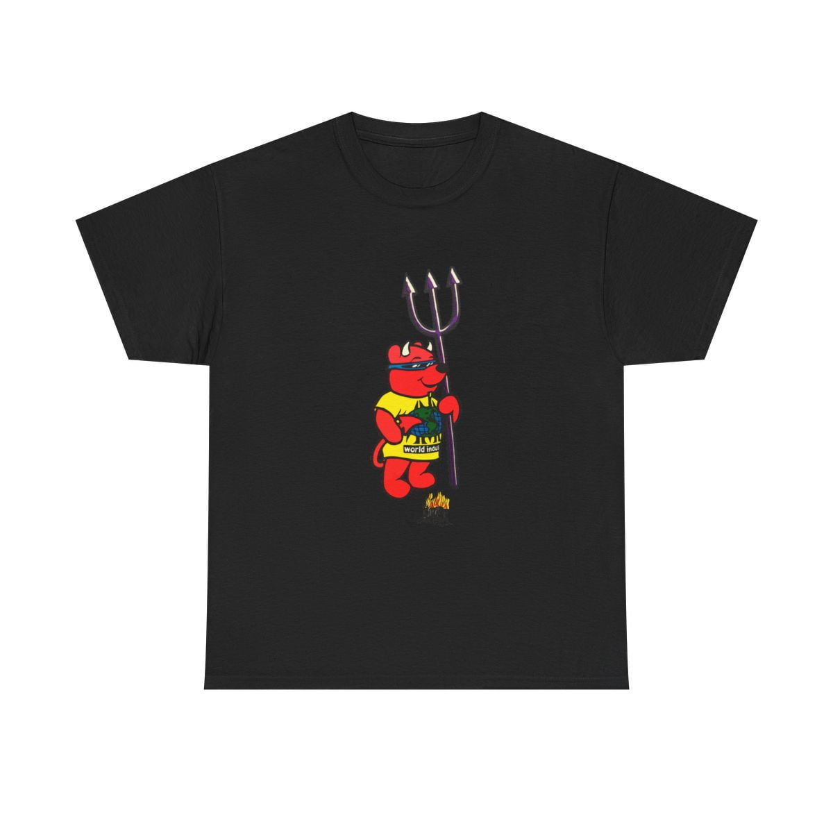 World Industries Red Devil Bear Skate Skateboarding 90s Design T Shirt ...