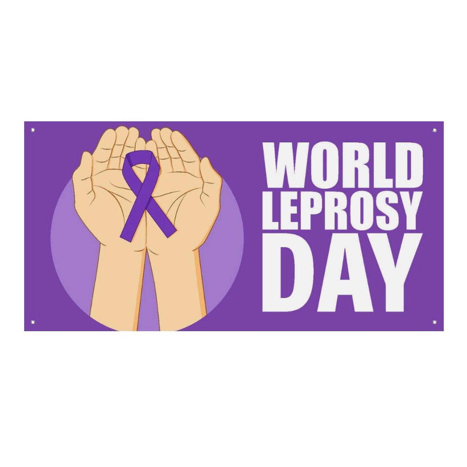 World Leprosy Day Banners Flag Hanging Backdrop Sign Wall Decoration ...