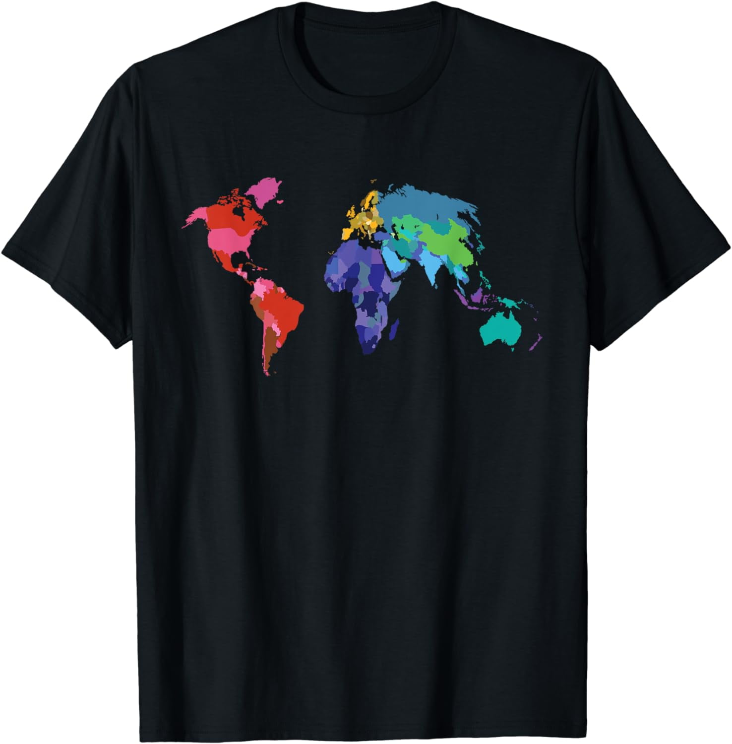 World Map Country Flag Atlas T-Shirt - Walmart.com