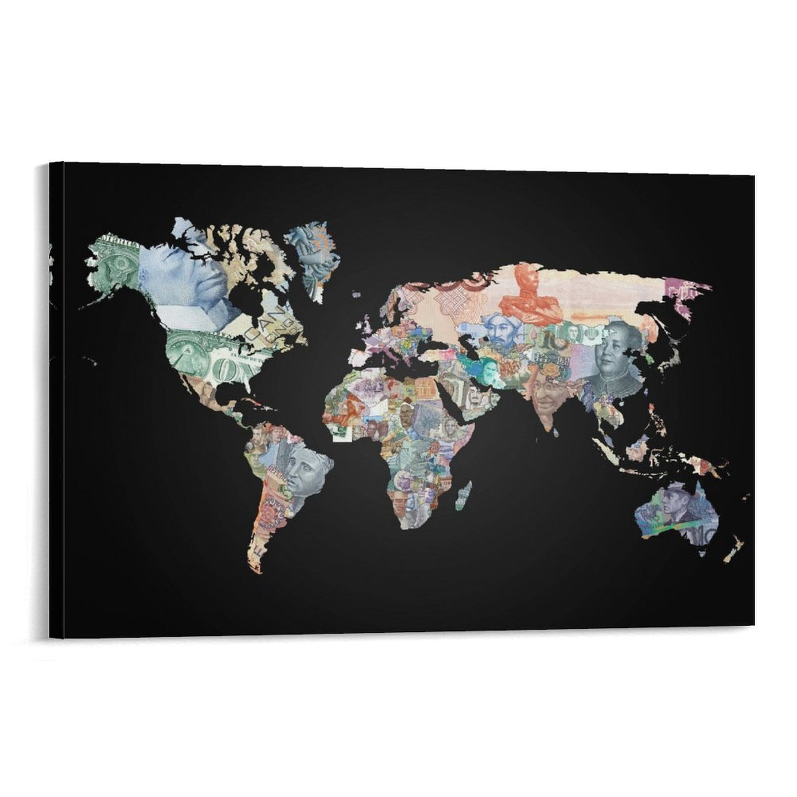World Map Painting Poster 14 (7) Home Decor Poster Wall Art Hanging ...
