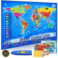 LeapFrog Adventures Educational Toy: Electronic Interactive World Map ...