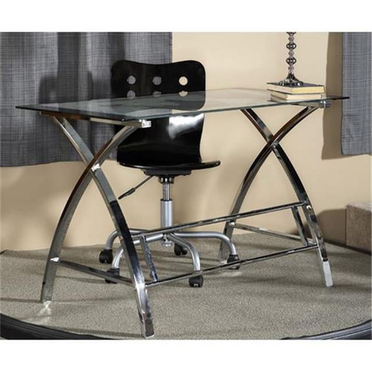 World Map Printing Curved X Sided Computer Desk - Walmart.com