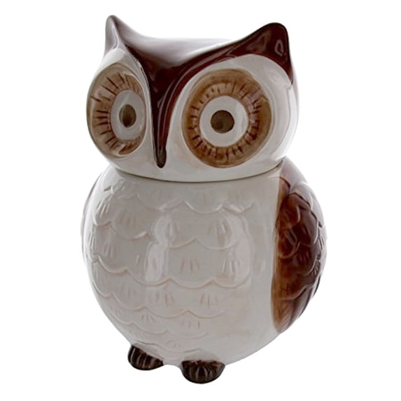 World Market Ceramic Owl Cookie Jar, Brown - Walmart.com