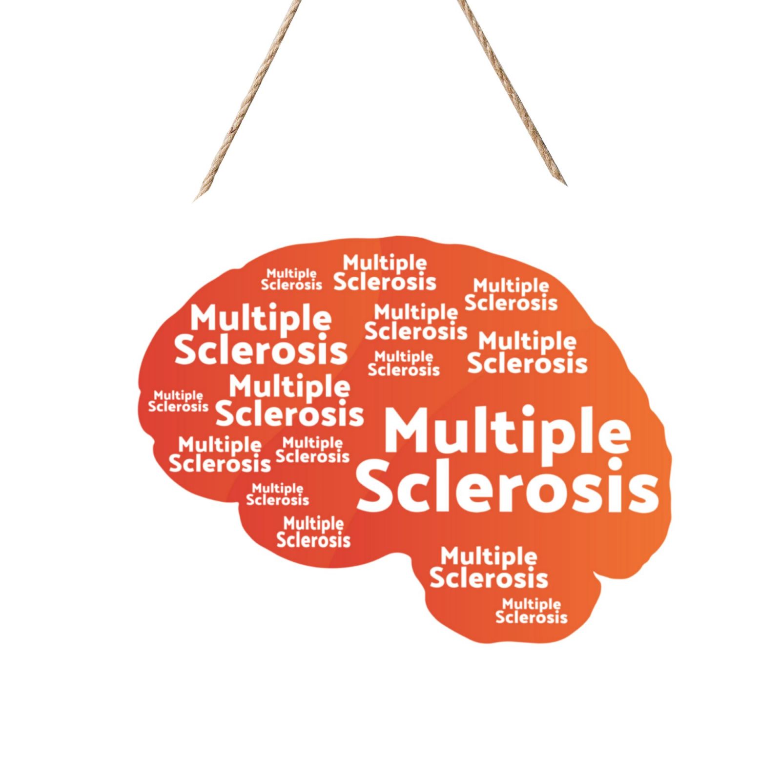 World Ms Day Ms Multiple Sclerosis Awareness Wooden Hanging Sign ...