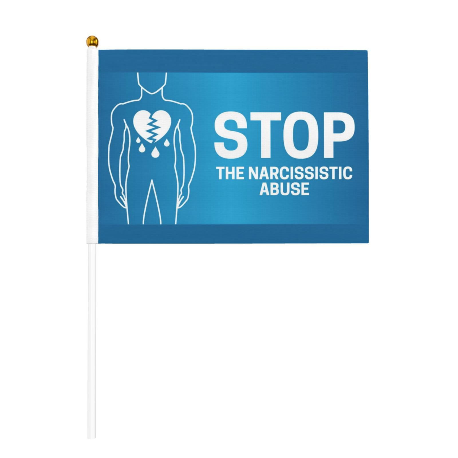 World Narcissistic Abuse Awareness Day Flag Small Mini Hand Held Flags ...