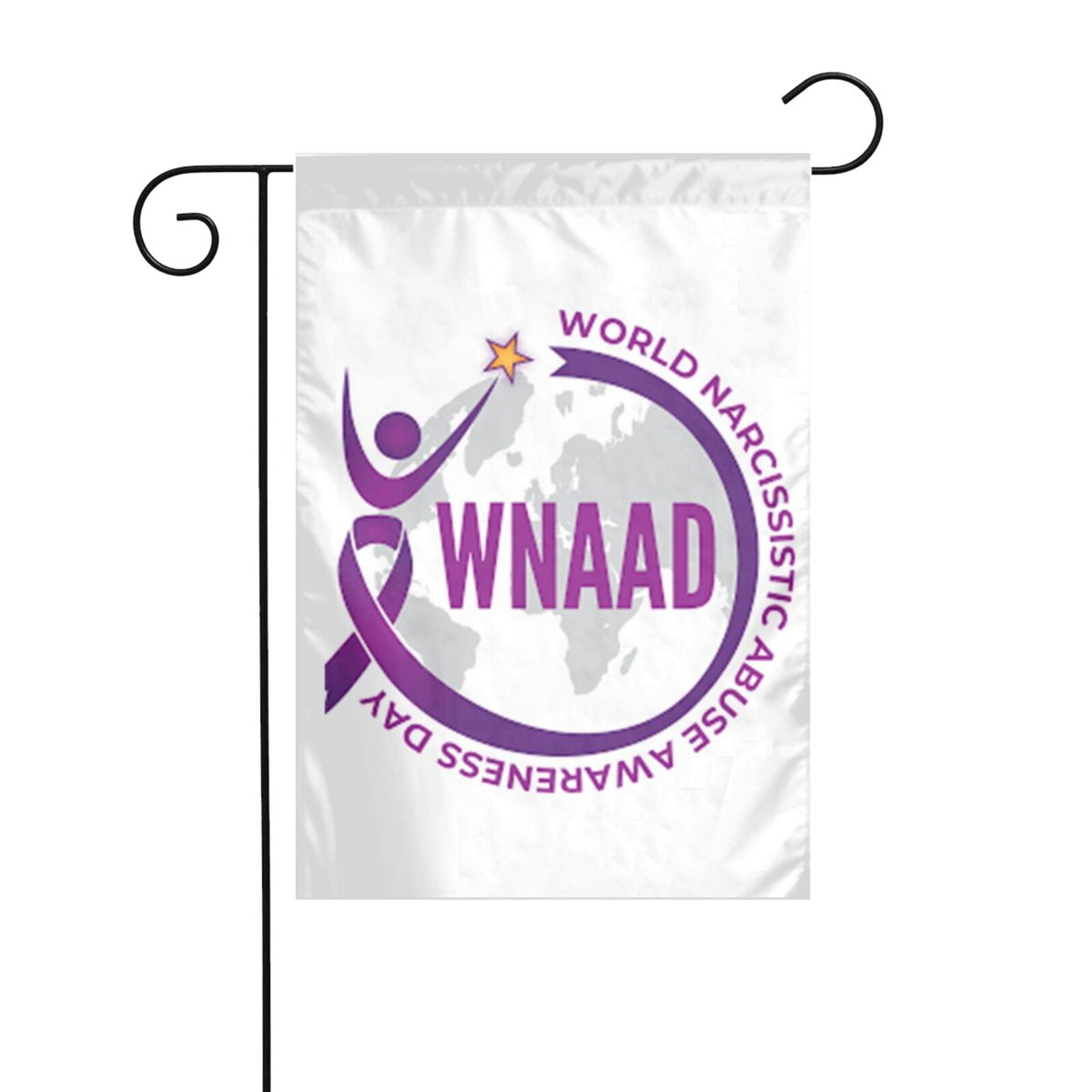 World Narcissistic Abuse Awareness Day Garden Flag Double Sided Yard ...