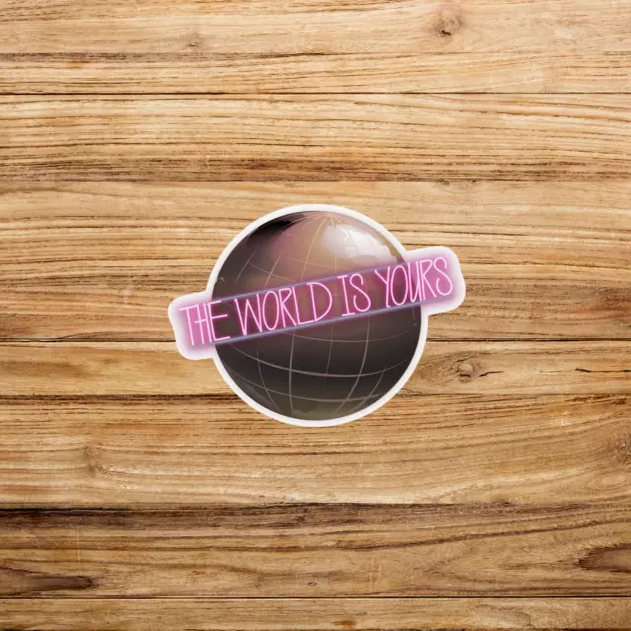 The World Is Yours Neon Sign - Motivational Wall Decor - Inspiring ...