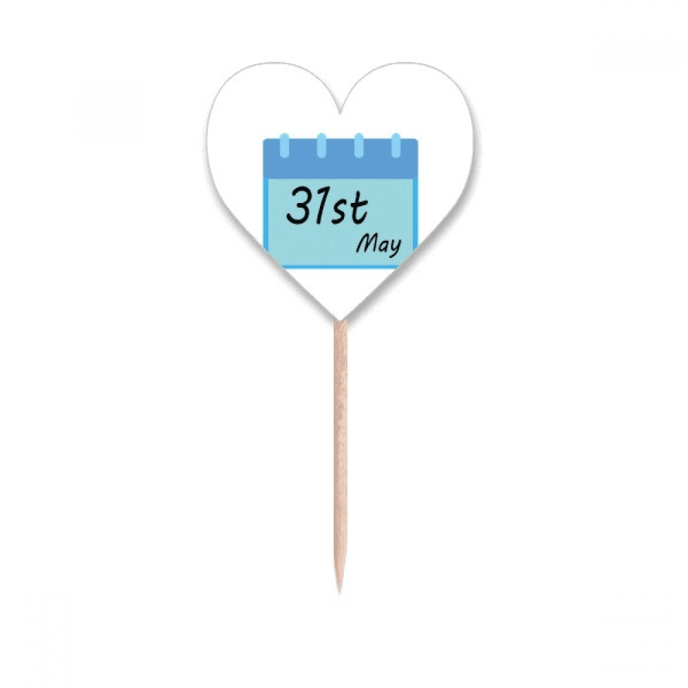 World No Tobacco Day Healthy Body Toothpick Flags Heart Lable Cupcake ...