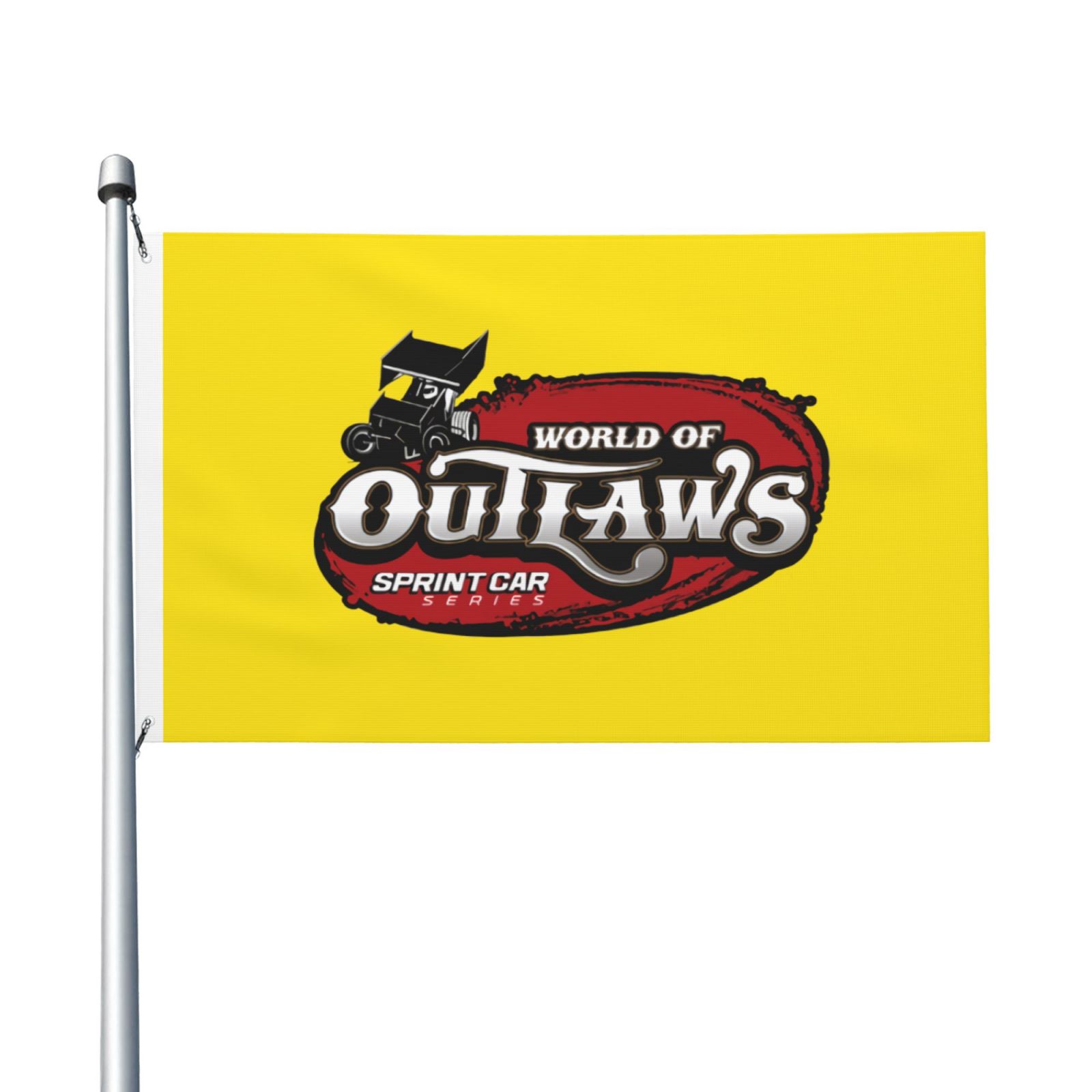World- Of Outlaws- Sprint Cars 3x5 Ft Flag Double Sided Indoor Outdoor ...