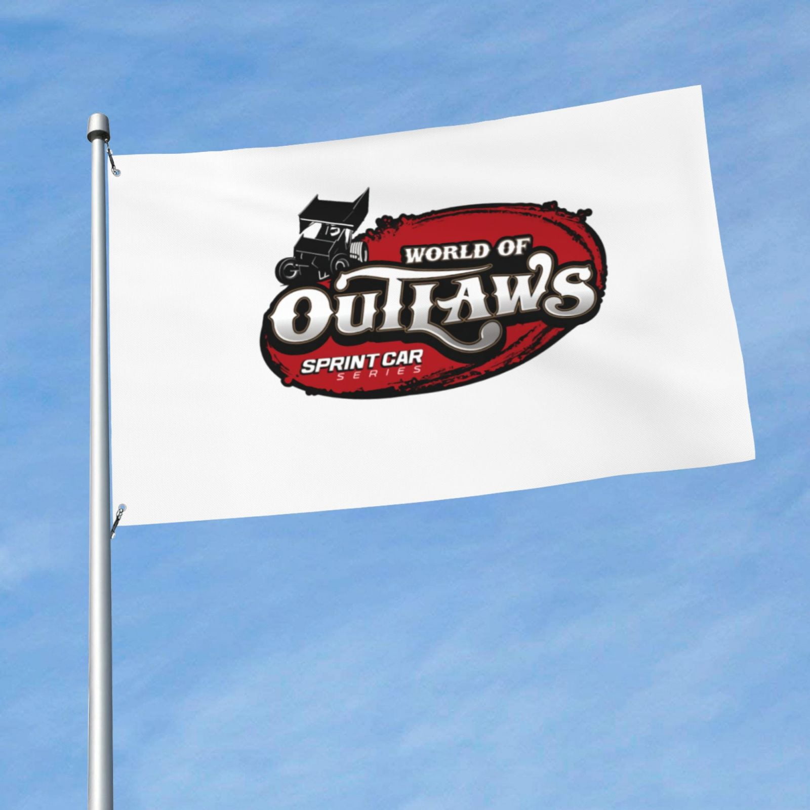 World- Of Outlaws- Sprint Cars Banner Breeze Flag Outdoor Flags Home ...