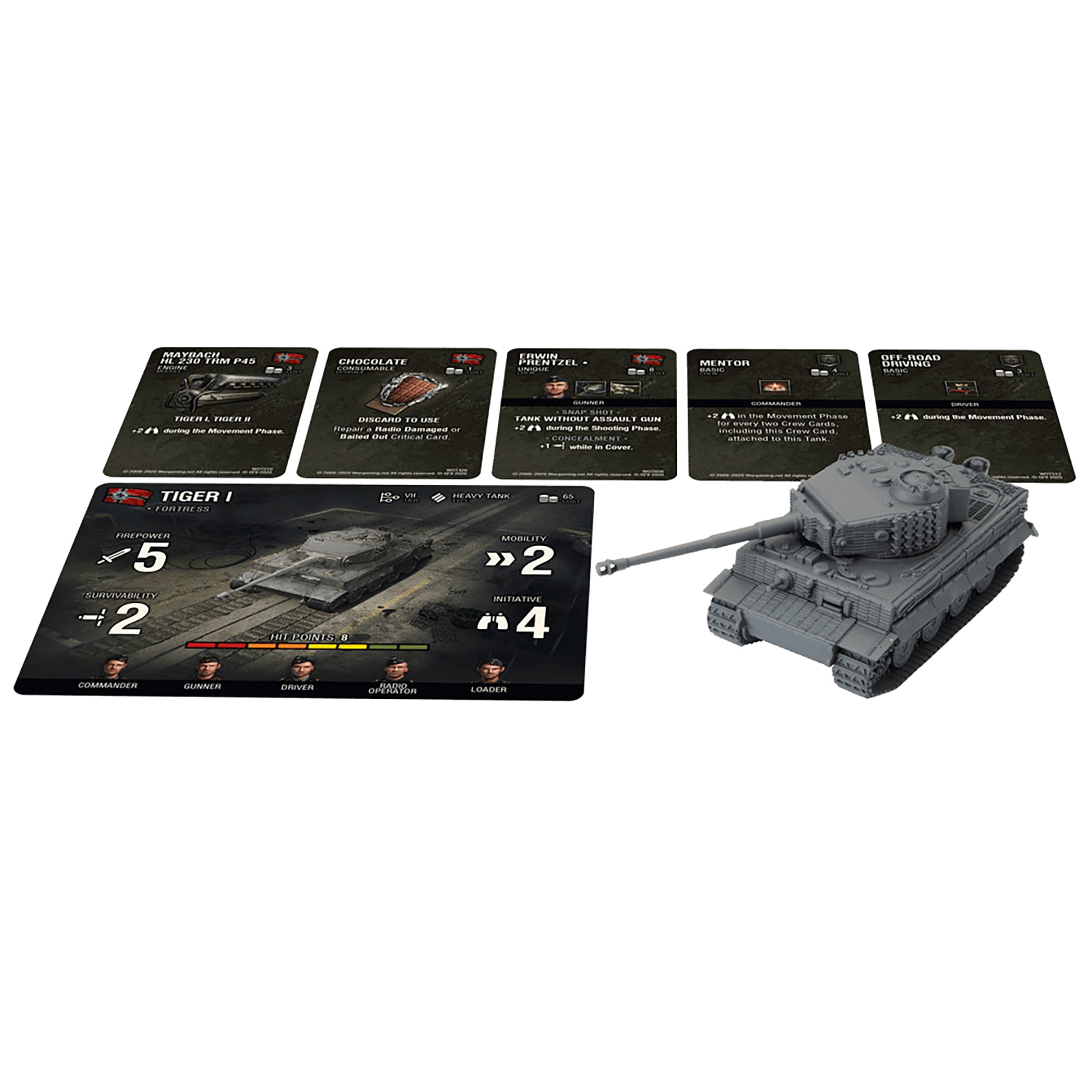 World Of Tanks: German (Tiger I) - Wave 4 Expansion, Miniatures Game ...