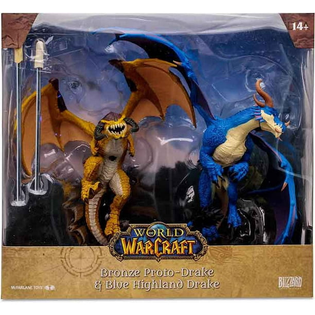 World Of Warcraft 7 Inch Static Figure 2-Pack - Bronze Proto Drake ...