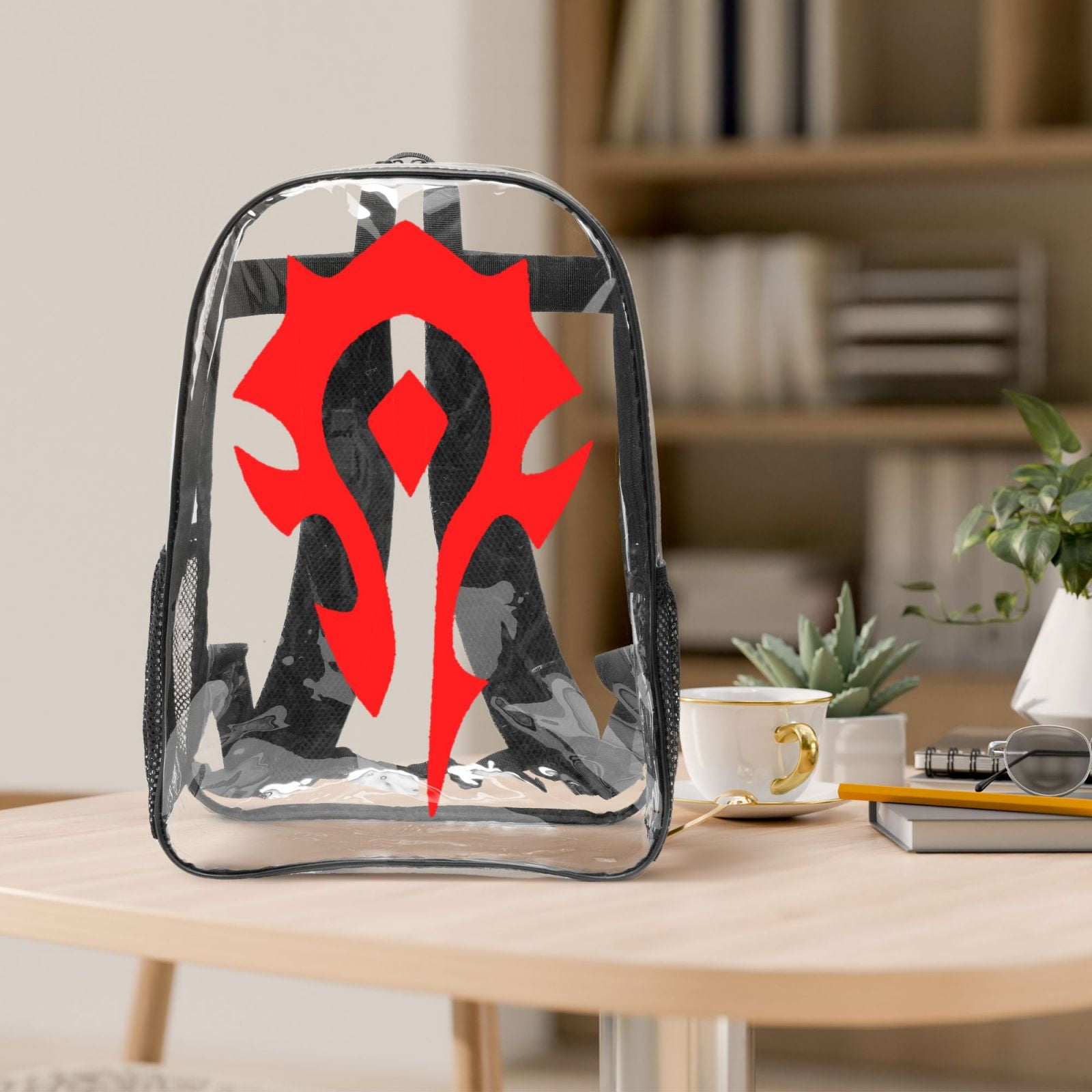 World Of Warcraft Horde Transparent Backpack Heavy Duty - Pvc Large ...
