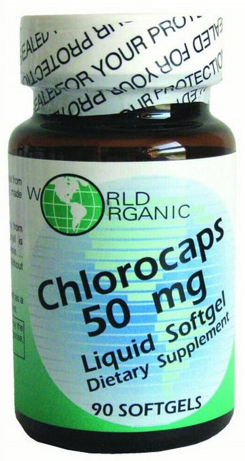 World Organic Chlorocaps, 50 mg, 90 Softgels - Walmart.com