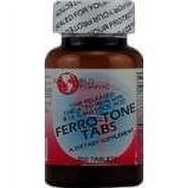 World Organic Ferro-Tone Tabs, 100 Tablets - Walmart.com