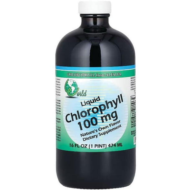 World Organics Chlorophyll Liquid, 16.0 Oz, 20 Servings - Walmart ...