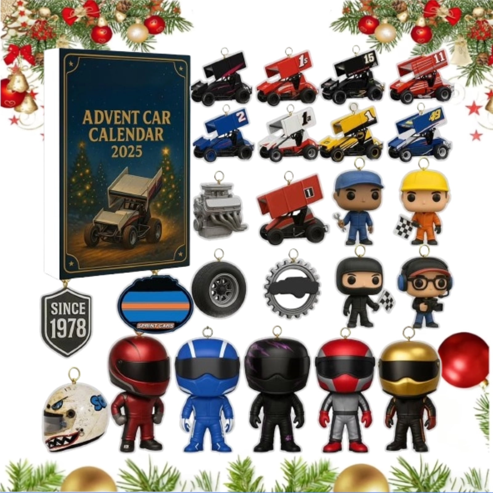 World of Outlaws Sprint Car Series Advent Calendar 2025 – 24 Days of 2D ...