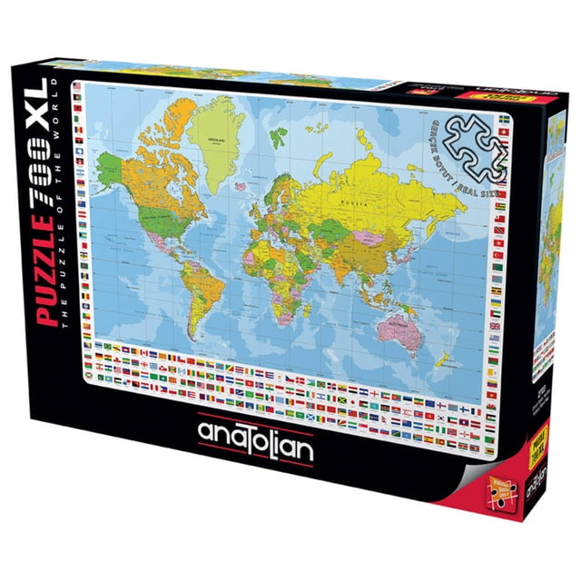 World Political Map 700 XL Piece Jigsaw Puzzle - Walmart Business Supplies