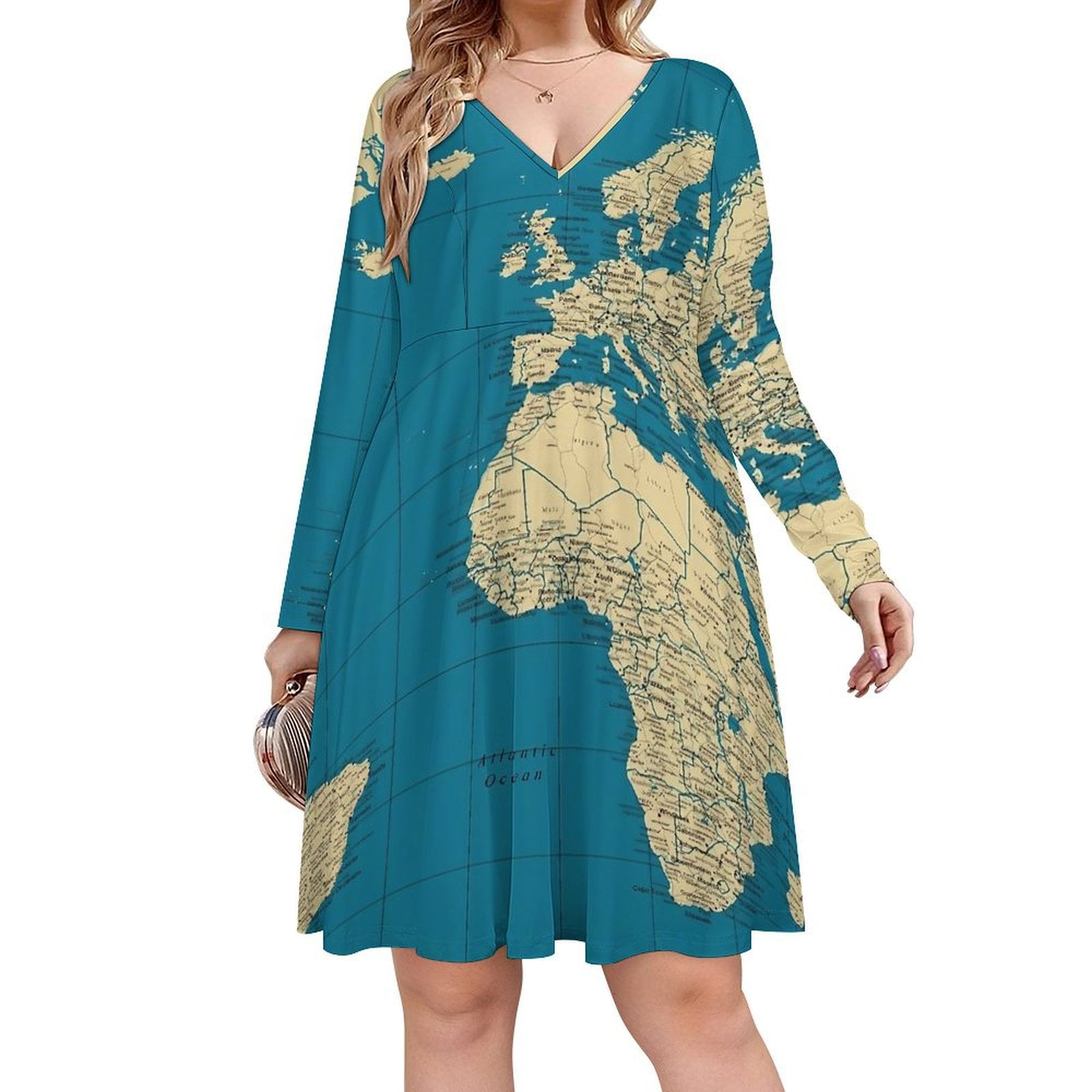 World Political Map with Countries, Cities Roads Lakes And Rivers Long ...