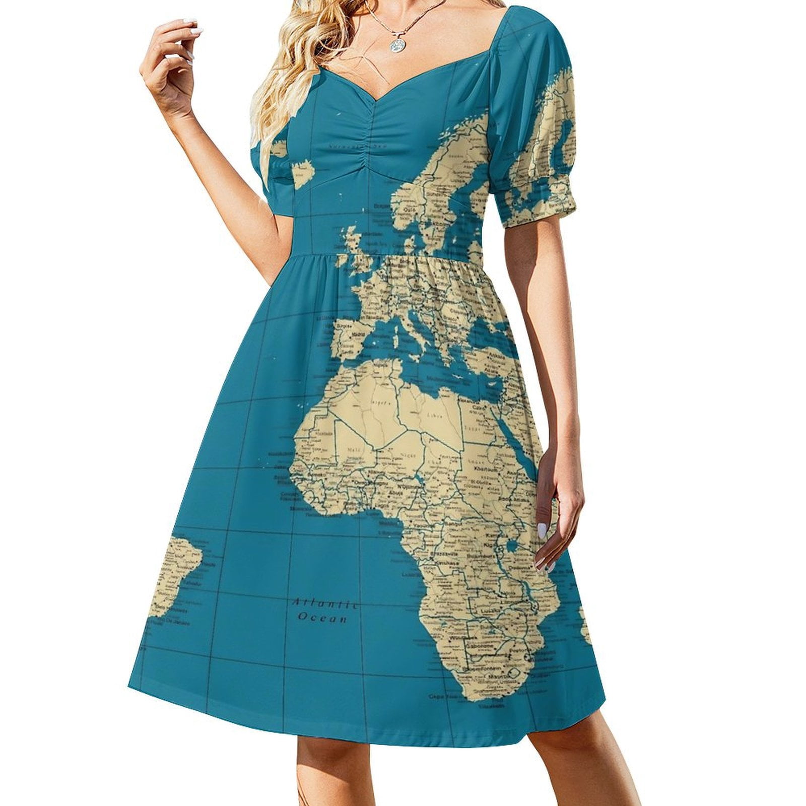 World Political Map with Countries, Cities Roads Lakes And Rivers Short ...