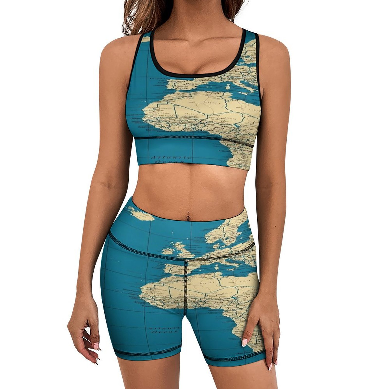 World Political Map with Countries, Cities Roads Lakes And Rivers ...