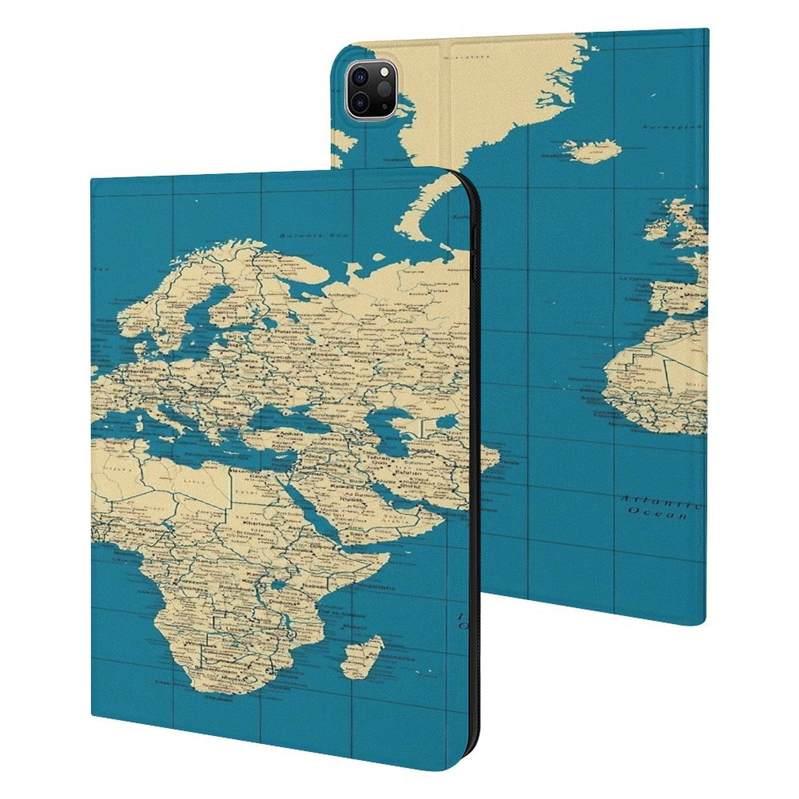 World Political Map with Countries, Cities Roads Lakes And Rivers Cover ...