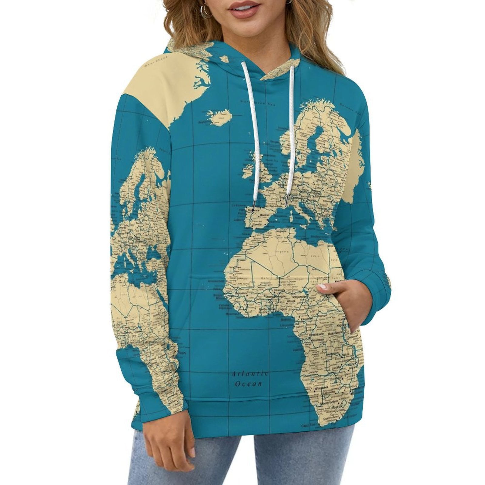 World Political Map With Countries, Cities Roads Lakes And Rivers ...