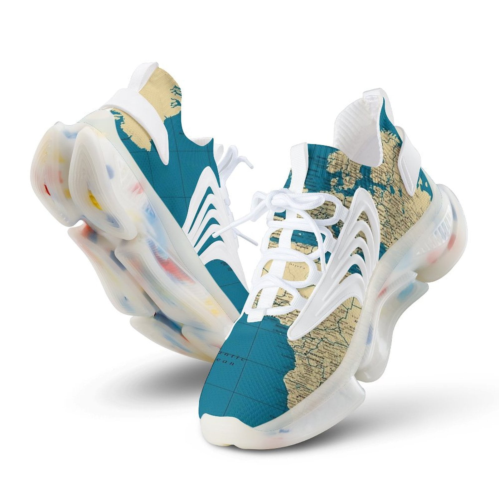 World Political Map with Countries, Cities Roads Lakes And Rivers ...