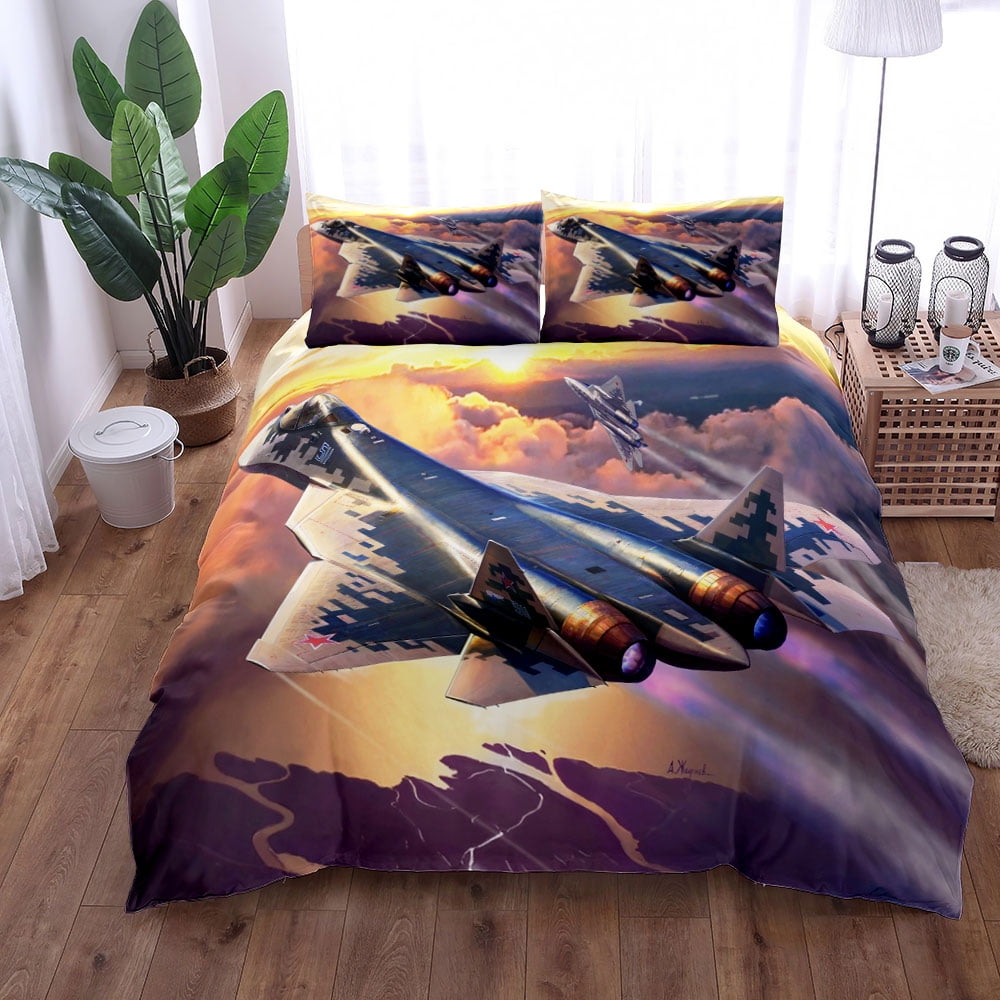 World Ranking Air Fighter Duvet Cover Set UK Single Double US Twin Full ...