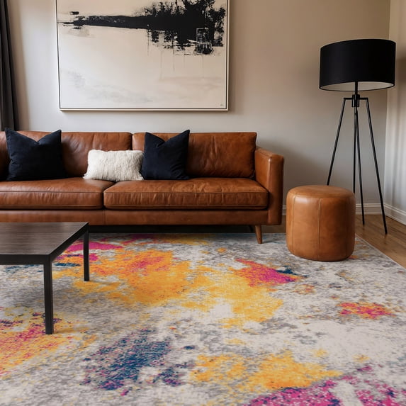 World Rug Gallery Area Rugs Bohemian Geometric Modern Dining Room Rug ...