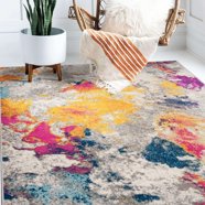 Nourison Celestial Abstract Sunset 5'3" x 7'3" Area Rug, (5x7 ...
