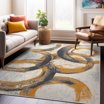 Mainstays Abstract Shag Indoor Area Rug, Neutral, 5'x7' - Walmart.com
