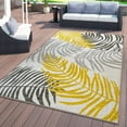 World Rug Gallery Floral Leaves Flatweave Indoor/Outdoor Area Rug ...