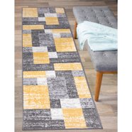 Well Woven Fiora Blue Modern Geometric Stripes & Boxes Pattern Area Rug ...