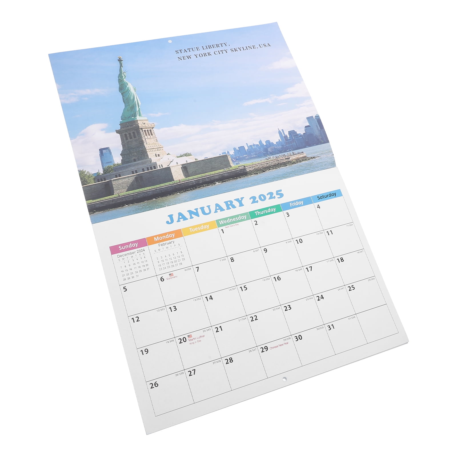World Scenery Wall Calendar Advent National Holiday for Classroom Child ...