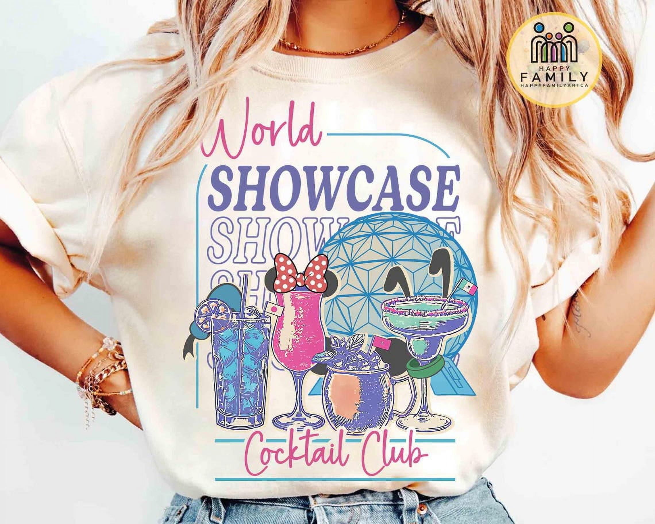 World Showcase Cocktail Club Shirt, Epcot Drinking Shirt, Drinking ...