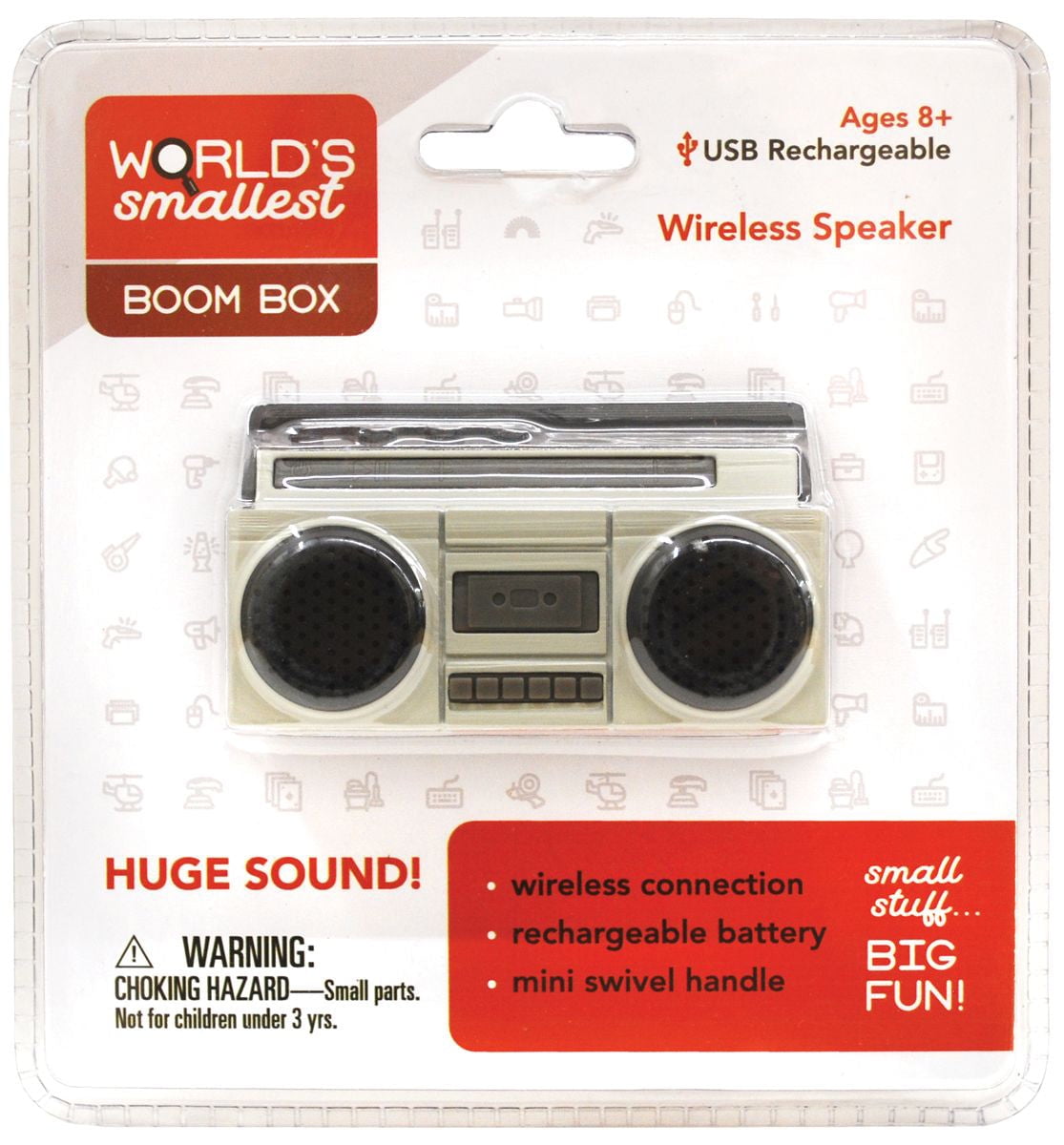 Westminster World's Smallest Boom Box - Kids Stereo, Wireless Speaker ...