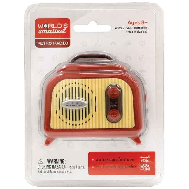 World Smallest Retro Radio (by Westminter) - Walmart.com