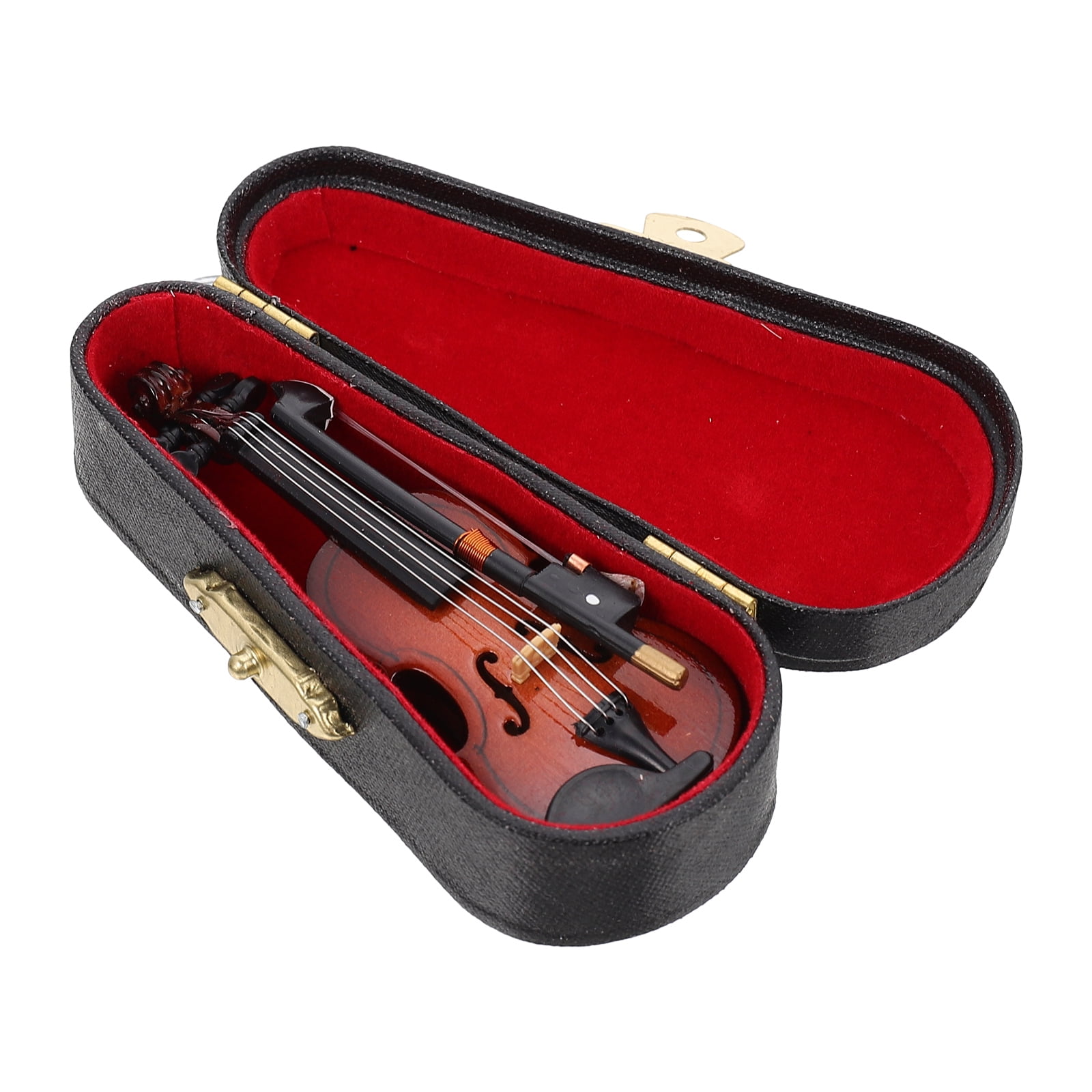 FONDOTIN 9Cm 3.5In Small Instrument Violin Model Wooden Ornament For ...