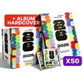 World Sticker Book 2026, Hard Cover World Album Stickers, Soccer Cup ...