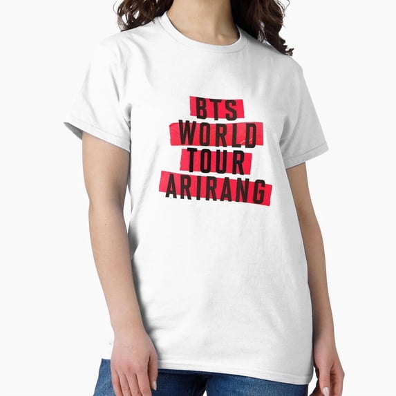 World Tour Arirang Concert Bangtan Fan T-Shirt - Walmart.com