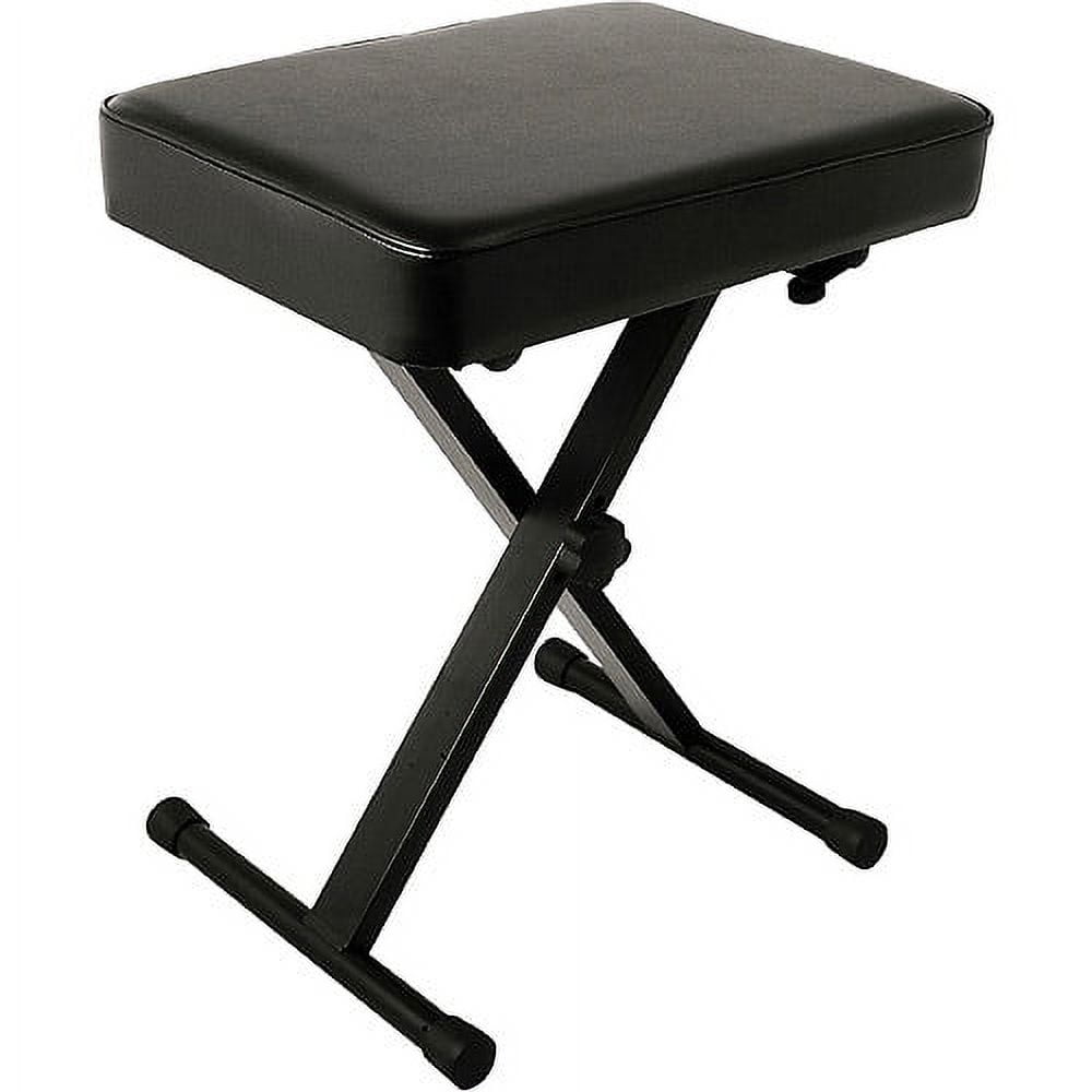 World Tour Deluxe Padded Keyboard Bench - Walmart.com