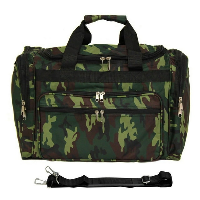 World Traveler 22-inch Travel Duffel Bag - Green Camo - Walmart.com